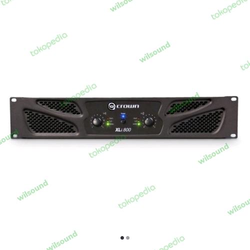 Jual POWER CROWN XLI 800 XLI800 ORIGINAL POWER AMPLIFIER 2 CHANNEL ...