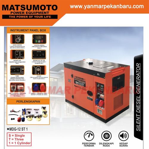 Jual Genset Silent Solar / Diesel Generator Set MDG 12 ST 1 MATSUMOTO ...