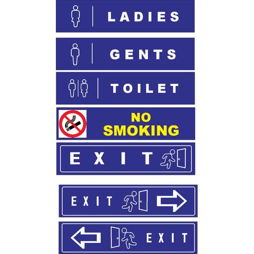 Jual Akrilik Plang Papan Rambu/Acrylic Plang Papan Rambu 7x30cm ...