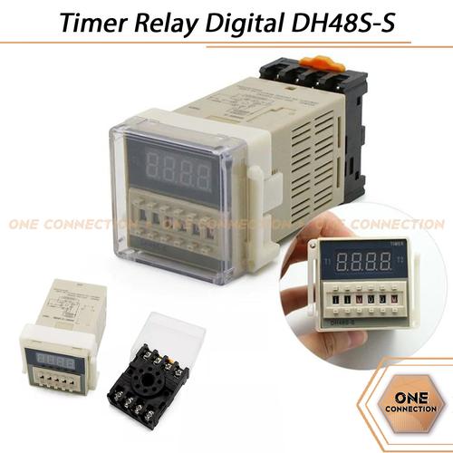 Jual Timer DH48S-S Relay Twin Counter Digital Precision Delay Time PD37 - 24VDC - Jakarta Pusat ...
