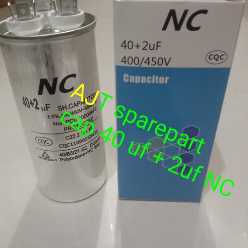 Jual cap AC 40 uf +2 uf NC - Jakarta Barat - AJT Sparepart | Tokopedia