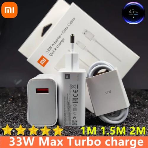 Jual ORIGINAL ADAPTOR CHARGER XIAOMI REDMI NOTE 10 PRO 33W TURBO CHARGE ...