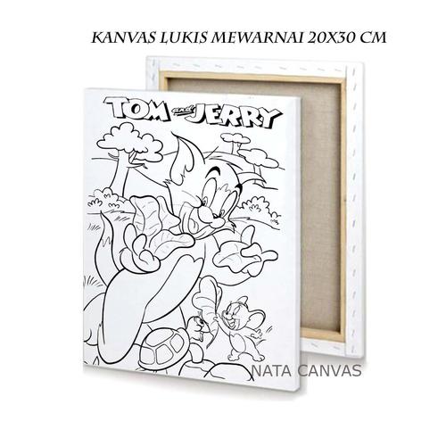 Jual KANVAS LUKIS MEWARNAI 20x30 CM / KANVAS LUKIS SKETSA - SONIC - Kab ...