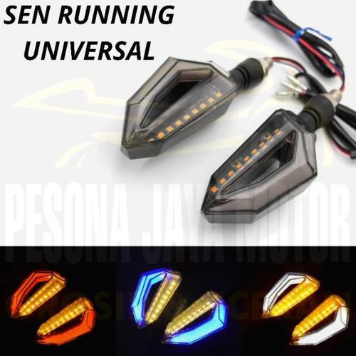 Jual Lampu Sen Led Running Sen Led Model Bolong Universal Semua Motor ...
