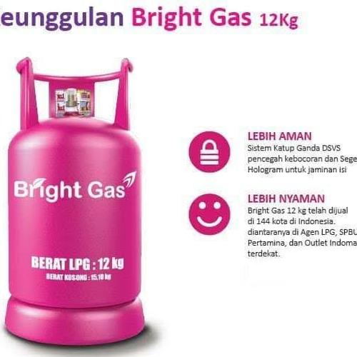 Jual TABUNG GAS BRIGHT GAS 12 KG KOSONG - Jakarta Pusat - Toko Warung ...