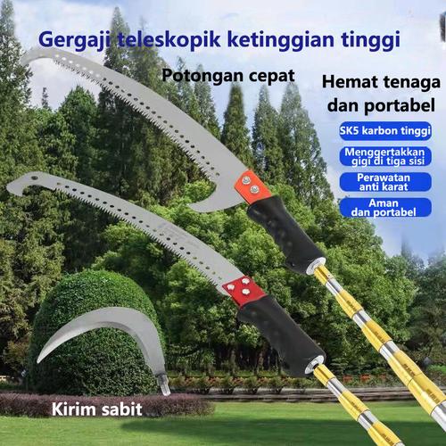 Jual 7m Alat pemangkasan tanaman gergaji telescopic cabang tinggi - mata gergaji - Jakarta Utara ...