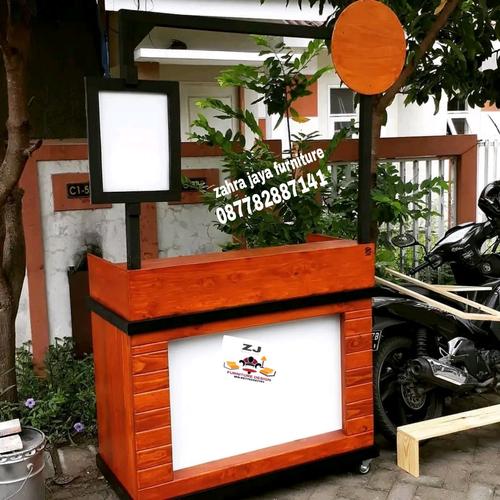 Jual GEROBAK/ROMBONG UNIK KAYU JATI BELANDA - coklat & hitam, 100x50x90 ...