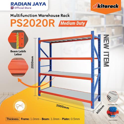 Jual KITARACK PS2020 STARTER TINGGI 2 Meter Multifunction Rak Gudang ...