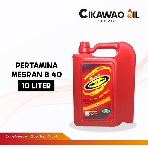 Jual Oli Mesin Mesran B SAE 40 10L (Untuk mobil diesel) - Kota Bandung ...