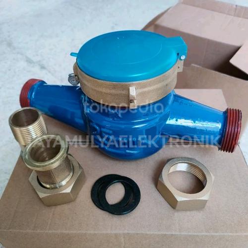 Jual METERAN AIR 1 INCH / WATER METER DN 40 / FLOWMETER AIR BERSIH ...