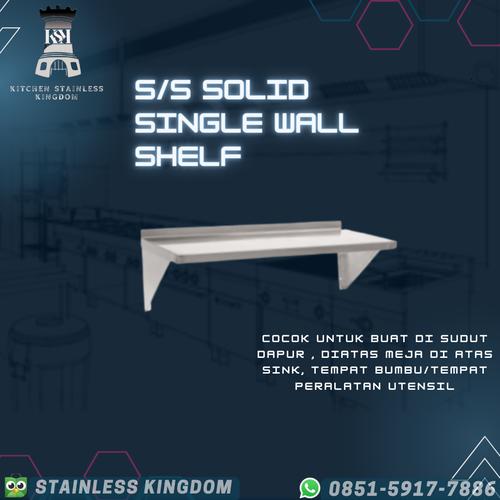 Jual Solid Wall Shelf /Rak Dinding Stainless w/Single wall Shelf /Rak ...
