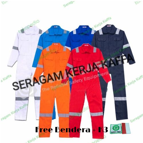 Jual Wearpack coverall Seragam Terusann Seragam Bengkel Terusan ...