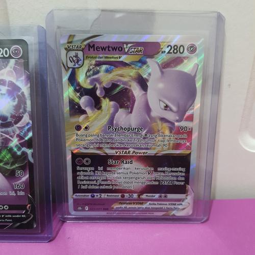 Jual Mewtwo V & Mew Two VSTAR | Kartu Pokemon GO TCG Indonesia s10b ...