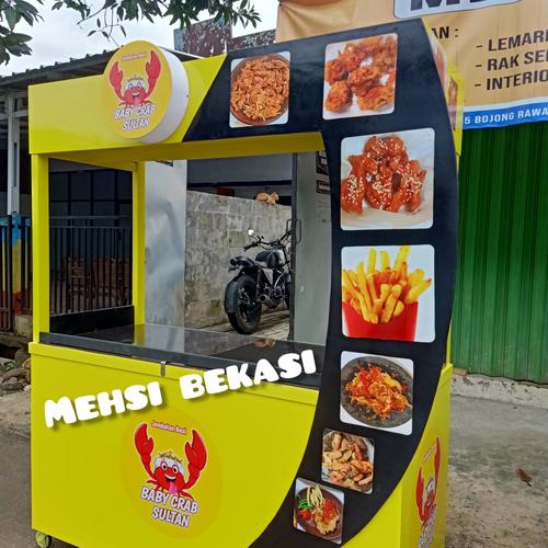Jual Gerobak booth makanan, , kebab, roti, burger dll - Kota Bekasi ...
