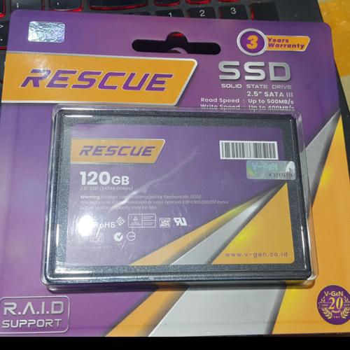 Jual SSD V-Gen 120GB Sata 3 VGen 120 GB ssd120gb RESMI 2.5" rescue ...