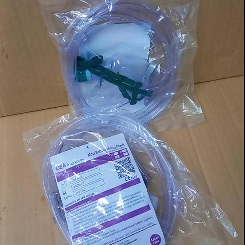 Jual Masker Oksigen Non Rebreathing Dewasa Anak - Oxygen Mask NRM ...