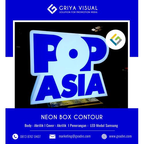 Jual NEON BOX POP ASIA - Jakarta Selatan - Griya Visual | Tokopedia