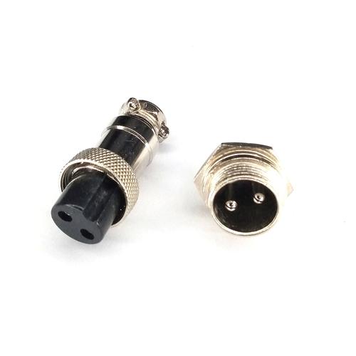 Jual Jack Connector CB 2 pIn Set/ Socket CB GX16 2 pIn - Jakarta Pusat ...