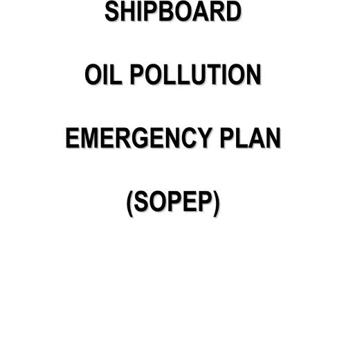 Jual Pembuatan Buku Manual SOPEP , SOPEP Emergency Plan - Kota ...