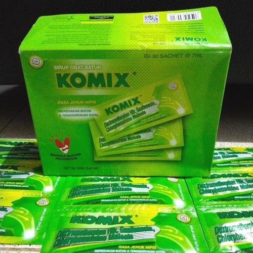 Jual komix sachet isi 7ml rasa jeruk nipis jahe obh - komix rasa jahe ...