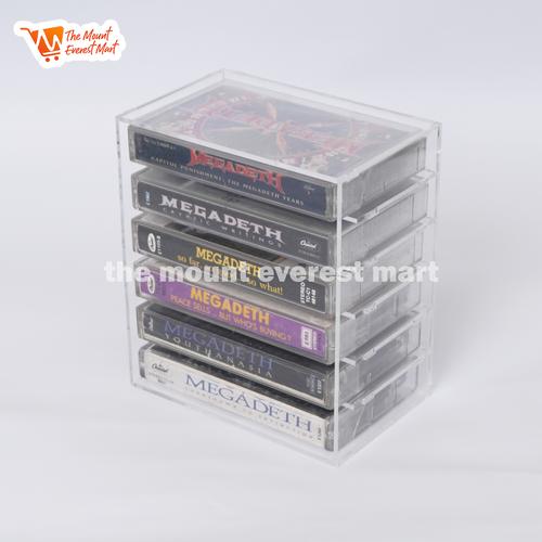 Jual Box Display Kaset Pita Isi 6 | Tempat/ Wadah/ Pelindung Akrilik ...