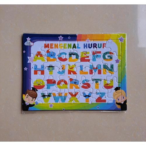 Jual Mainan Puzzle / Puzle Edukasi - Abjad Angka Huruf Hijaiyah Buah ...