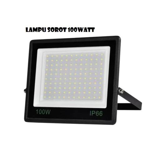 Jual Lampu Sorot LED 100 w Outdoor Tembak 100 w / 100 watt ip66 FLOODLIGHT - Sorot 2022 100W ...