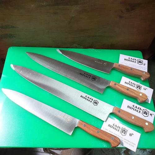 Jual Pisau Chef Deluxe CASA ROYALE (IWASAKA) gagang Kayu 8" 10" 12" 14 ...
