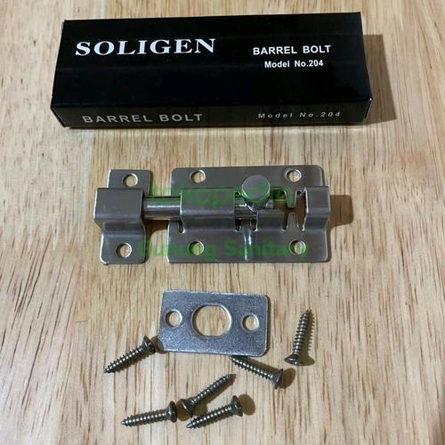 Jual Grendel slot SOLIGEN 2" Inch grendel stainless Steel 304 SOLIGEN 2 ...