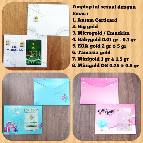 Jual Amplop Antam,Amplop Minigold GS,Amplop Biggold, Amplop emas Microgold - Anniversary - Kota ...