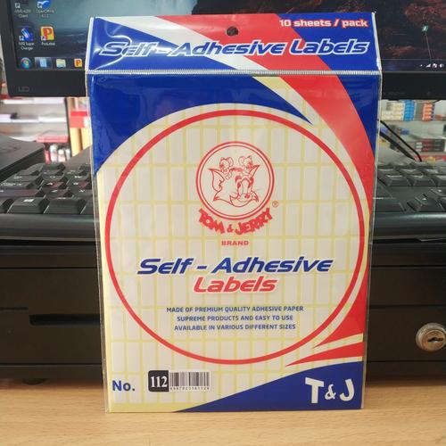 Jual Stiker Label Nama / Sticker Label Harga No.112 Tom & Jerry - Kota ...