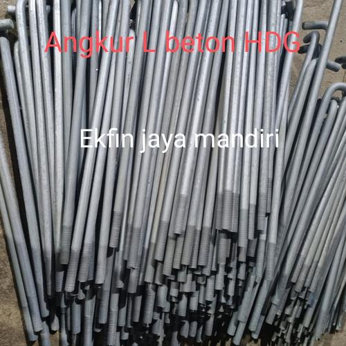 Jual angkur L besi beton HDG | m12 x 40 cm | hotdip galvanis - Jakarta ...