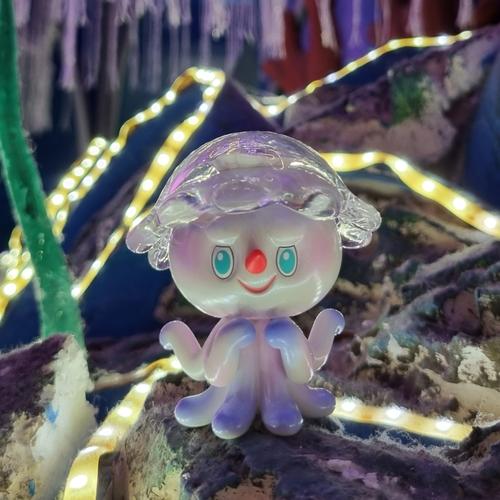 Jual Pop mart X How2work The monsters Animal Series, jellyfish labubu ...