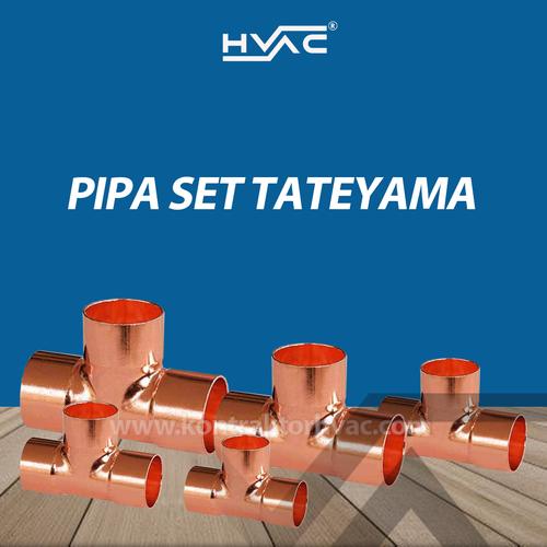 Jual TEE TEMBAGA FITTINGS PIPA TEMBAGA ASTM B280 DAN B88 - 1/4 ...