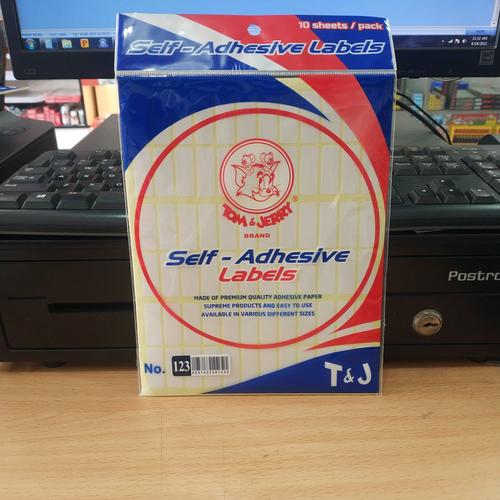 Jual Stiker Label Nama / Sticker Label Harga No.123 Tom & Jerry - Kota ...