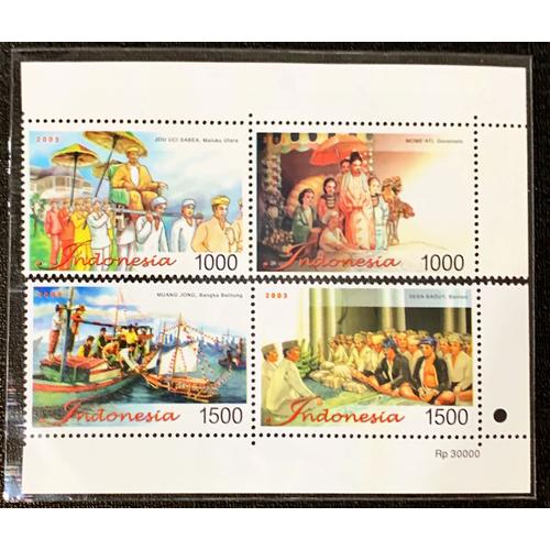 Jual prangko indonesia 2003 PARIWISATA. 4 V Set Lengkap. Mint ...