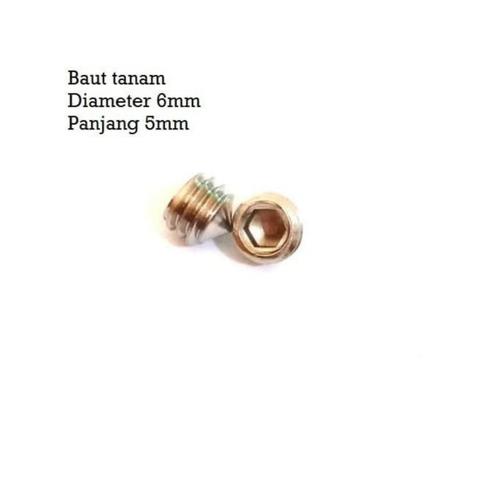 Jual Baut Tanam M6 x 5 STAINLESS STEEL 304 Baut Tanam 6mm UJUNG TAJAM ...