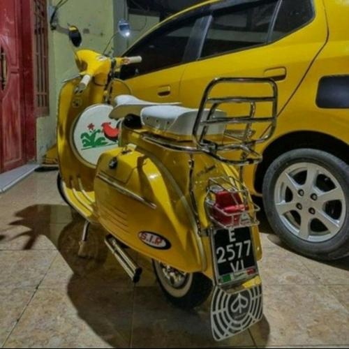 Jual Back rack Vespa super sprint dll / rak vespa klasik smallframe ...