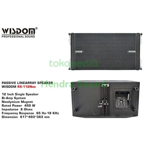 Jual Wisdom RX112 RX 112 NEO Speaker Line Array Pasif Original - Kota ...