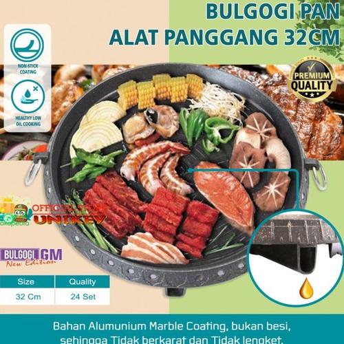 Jual Top Panci Bulgogi Grill Pan Gm | Bbq Alat Panggang Korea - Kota ...