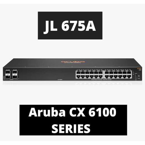 Jual HPE ARUBA CX 6100 JL675A 48G CLASS4 POE 4SFP+370W SWITCH - Kota ...