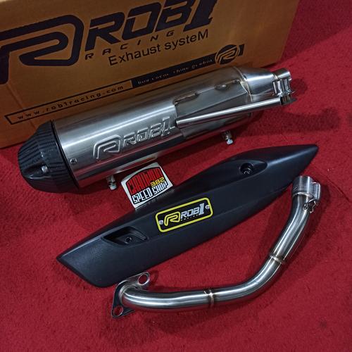 Jual Knalpot Standar Racing Stainless ROB1 Beat Street ESP LED 2020 UP ...