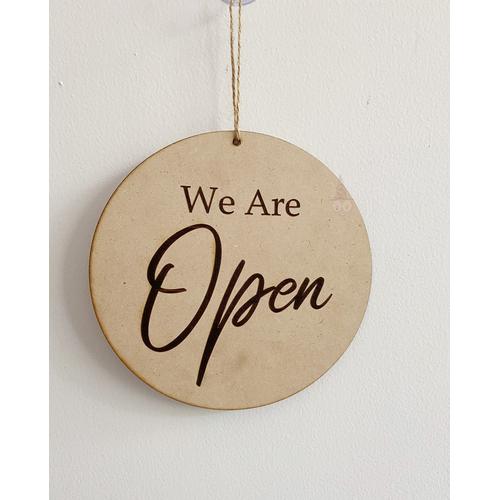 Jual Sign Open Closed Kayu / Signage Kayu Open Closed / papan open ...