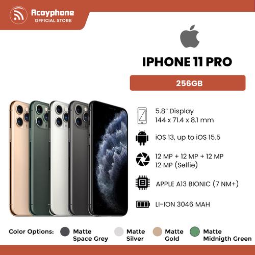 Jual APPLE IPHONE 11 PRO 256GB GARANSI RESMI IBOX - Gold, Garansi Inter ...
