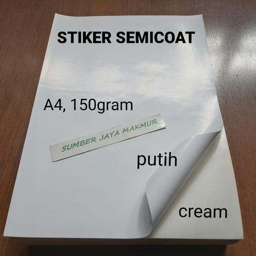Jual Stiker Semicoat - A4 - isi 20 lembar - A4 21x30 cm - Kab. Karawang ...