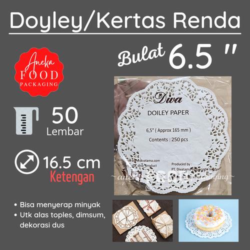 Jual Paper doyleys 6.5" - Jakarta Barat - anekafoodpackaging | Tokopedia