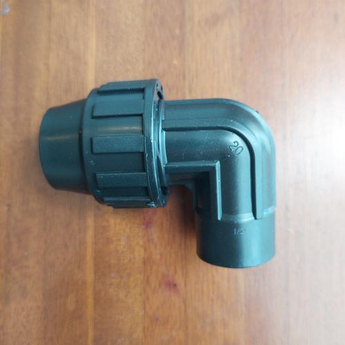 Jual Elbow Drat Dalam HDPE 1/2" 20mm Female Elbow Knee Compression ...