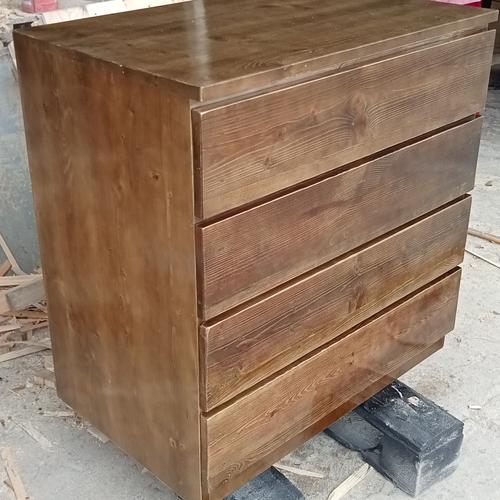 Jual lemari laci laci 4 laci bahan dari kayu jati Belanda asli dan kuat ...