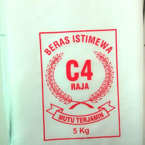 Jual Plastik Beras Sablon C4 kemasan 5kg isi 50 Lembar - Merah - Kab ...