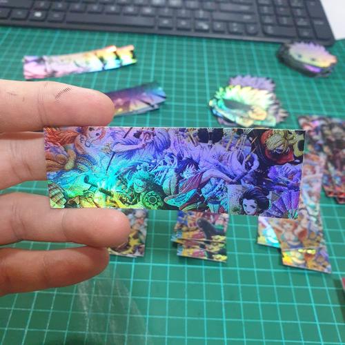 Jual Sticker Hologram Anime Slap - PSH1049 - One Piece Straw Hat Crew ...